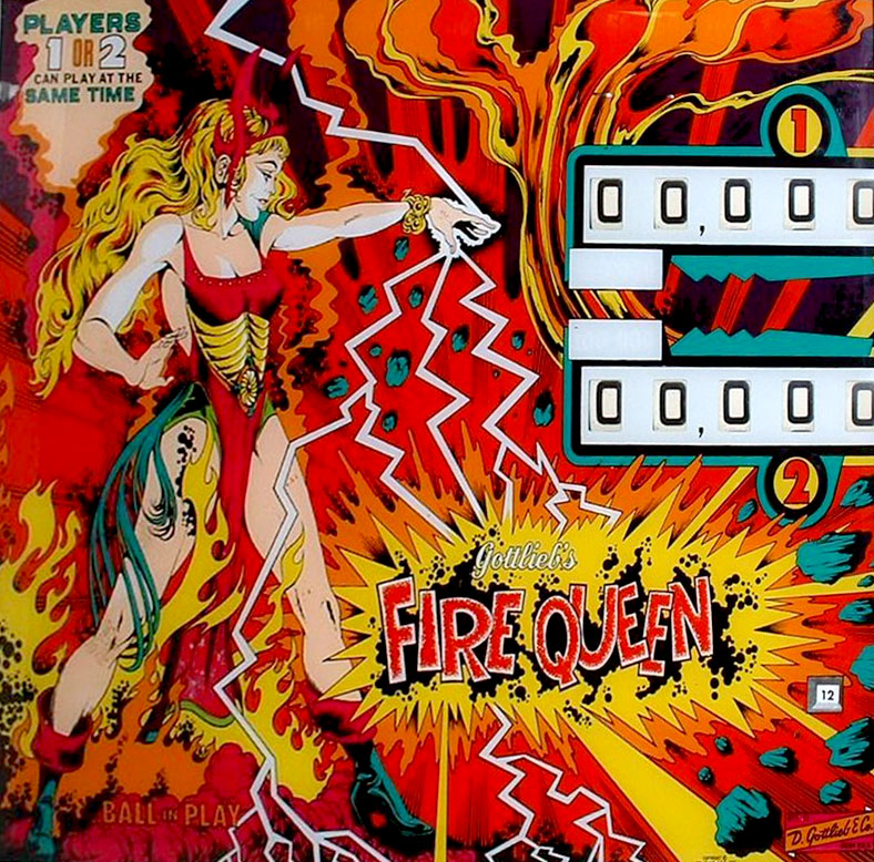 Fire Queen - Silverball Retro Arcade - Asbury Park